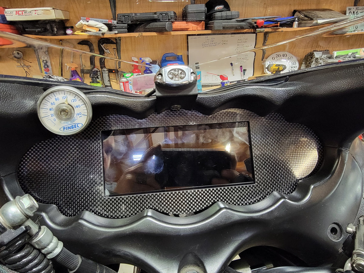 Gen 2 Hayabusa holley 6.86 Dash Mount – Hard Times Parts